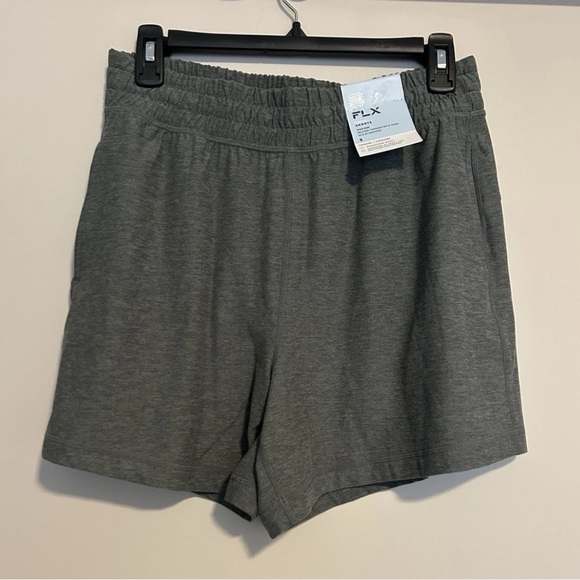 FLX | Shorts | New Flx Wander Shorts Size Small Graygreen Mid Thigh ...
